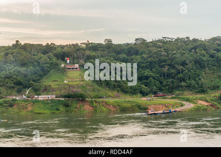 Hito Tres Fronteras (Triple Frontier), Brazil, Argentina and Paraguay ...