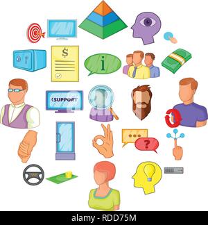 Crew icons set, cartoon style Stock Vector Image & Art - Alamy