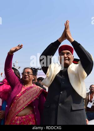 Allahabad, Uttar Pradesh, India. 17th Jan, 2019. President Ram Nath ...