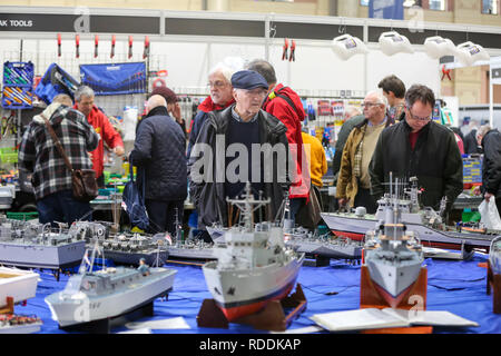 Hobbyists visit the London Model Engineering Exhibition at the ...