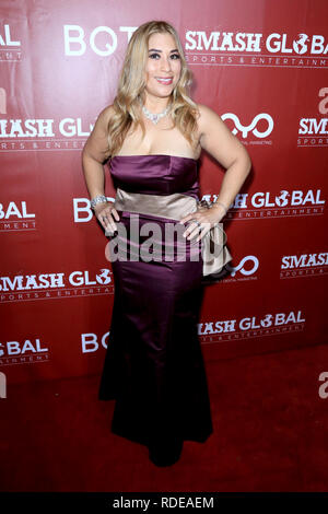 Indonesian model Jenna Urban attends Smash Global's Black Tie and Fight ...
