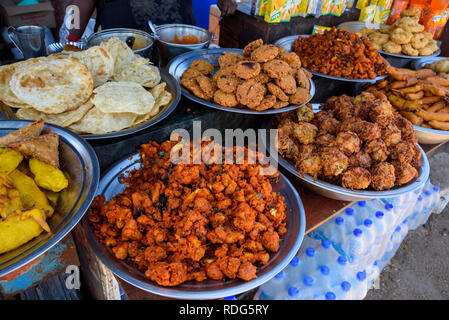 Street food stall at Kanyakumari (Cape Comorin), Tamil Nadu, India ...
