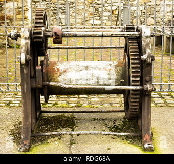 Once a standard item for pulling or lifting heavy loads by manual ...