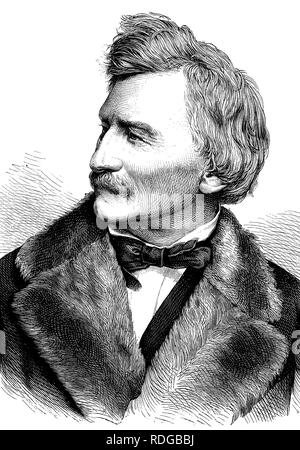 Gottfried Semper, 1803 - 1879, German architect, builder of the ...