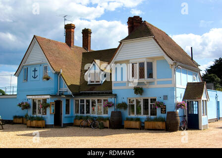 The Anchor pub at Walberswick village, Suffolk County, England, UK ...