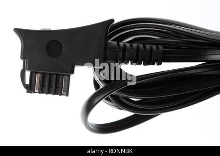 TAE telephone cable, for connecting a phone to the telephone plug Stock ...