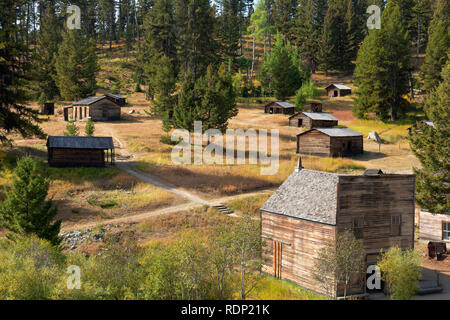 Montana, Garnet, gold mining ghost town, Kelly's saloon built late ...