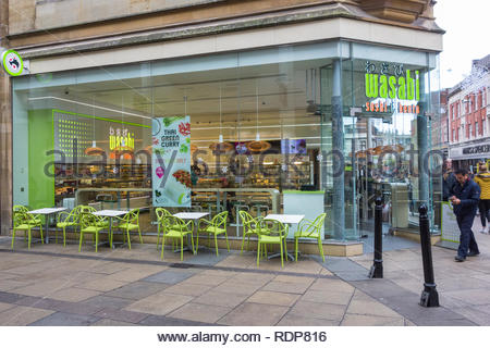 Wasabi Sushi & Bento Restaurant in London Stock Photo - Alamy