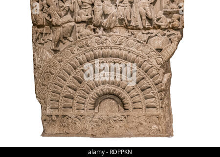 Sage Asita's visit to Suddhadhana (Śuddhodana). Satavahana, 1st-2nd ...