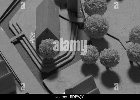 Garden City Development Plan Model Stock Photo - Alamy