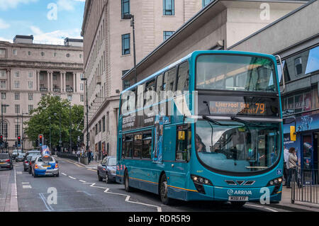 A Liverpool Arriva Bus. Merseyside Stock Photo - Alamy