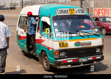 Public transportation in Lima,Peru Stock Photo - Alamy