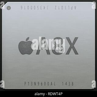 Apple A8X system on a chip Stock Photo - Alamy