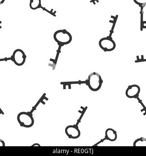 Key icon sign. Seamless pattern with geometric texture. Vector Stock ...