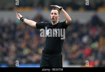 Match referee Chris Kavanagh during the Premier League match at Turf ...