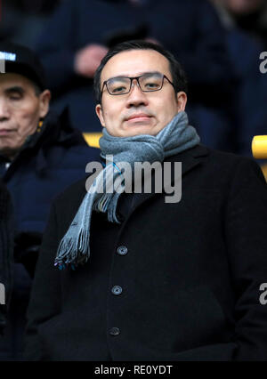 Jeff Shi chairman of Wolverhampton Wanderers. - Chelsea v Wolverhampton ...