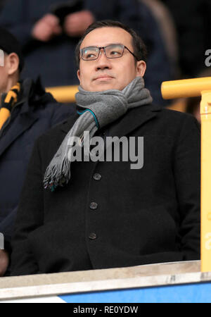 Jeff Shi, chairman of Wolves during the Premier League match between ...