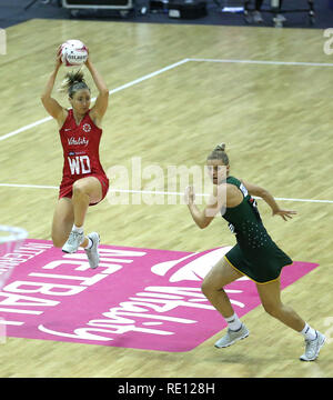 England Roses' Jade Clarke in action Stock Photo - Alamy