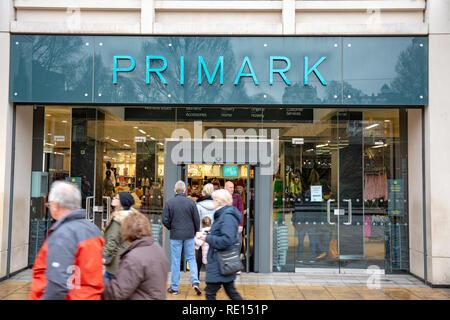 Primark shopping store Princes Street Edinburgh Scotland, UK Europe ...
