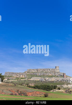 The Castle, Atienza, Spain Stock Photo - Alamy