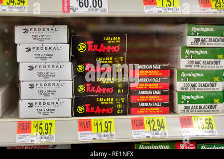 Store Display of Ammunition Boxes Stock Photo - Alamy