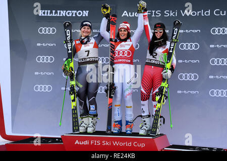 KILLINGTON, USA - NOVEMBER 24: Ragnhild Mowinckel of Norway celebrates ...