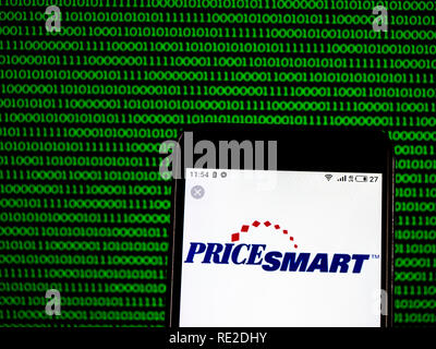 PriceSmart Company logo seen displayed on smart phone Stock Photo - Alamy