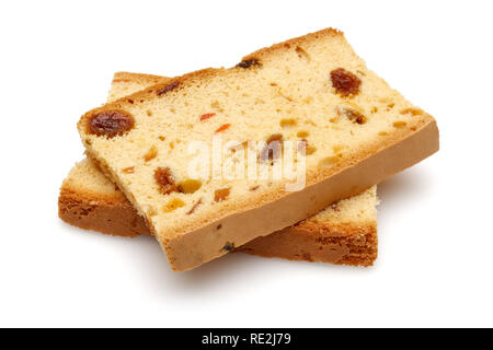 Fruity rusk, biscuits isolated on white background Stock Photo - Alamy
