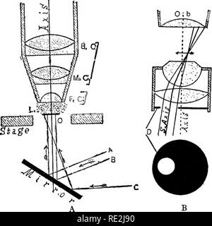 Bubbles on a glass slide, light micrograph Stock Photo - Alamy