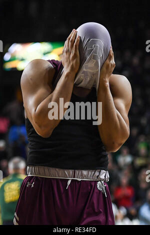 Virginia, USA. January 19, 2019 - George Mason Guard JAVON GREENE (23 ...