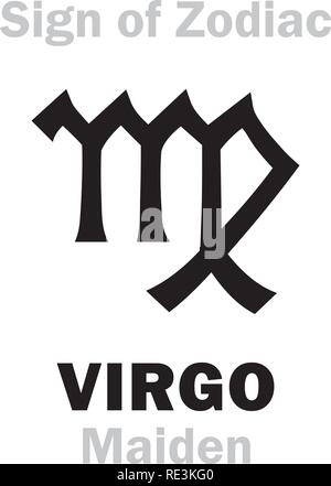 Astrology Alphabet: VIRGO (The Virgin / The Maiden), constellation ...