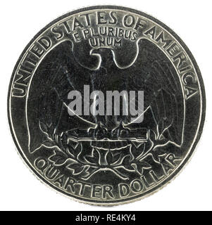 "QUARTER DOLLAR OBVERSE AND REVERSE Stock Photo - Alamy