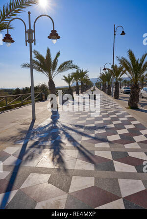Arenals del Sol Beach in Elche Elx of Alicante Spain promenade ...