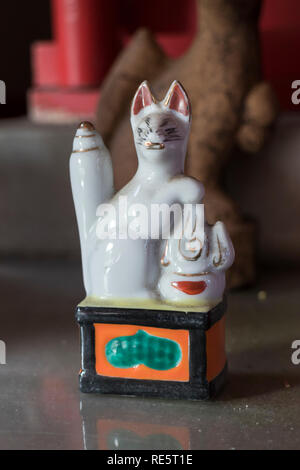 Japanese Inari Ōkami the traditional Kami of fox symbol of prosperity ...