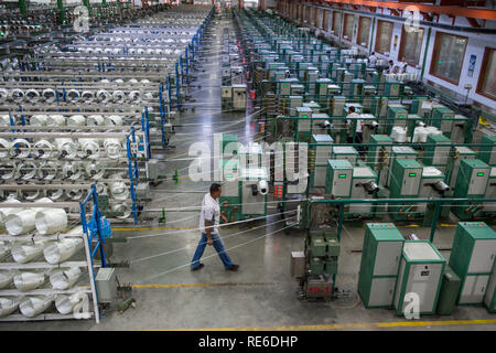 Beijing, China. 28th Aug, 2018. Egyptian workers are seen at the ...