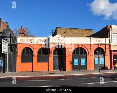 The old entrance to Highbury & Islington Station on Holloway Road ...