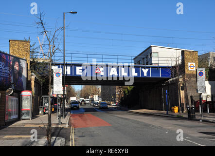 "The Cally" Railway Bridge over the Caledonian Road, Islington, London ...