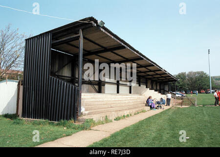 The main stand at Whitehawk FC Football Ground, The Enclosed Ground ...