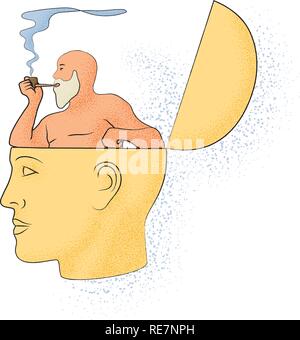 Symbolic drawing of the knowledge of philosophy Stock Vector Image ...