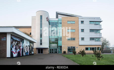 The New College in Swindon, Wiltshire showing the Campus Map Stock ...