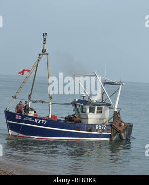 Hasting Fishing town sea side resort Stock Photo - Alamy