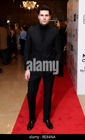 Ossian Luke attending The annual Critics' Circle Film Awards 2019 at ...