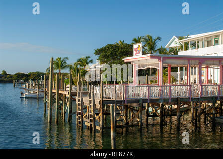 Capitan Jack restaurant. Hope Town, Elbow Cay, Abacos. Bahamas Stock ...
