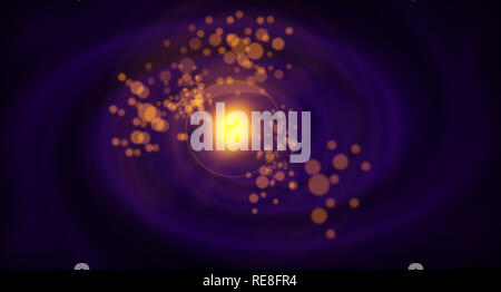 Purple abstraction. Computer generated 3d render Stock Photo - Alamy