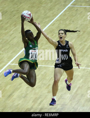 Karin Burger of New Zealand Silver Ferns During Netball Quad Series ...