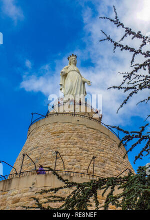Sanctuary Of Our Lady Of Lebanon Virgin Mary Harrisa Beirut Lebanon ...
