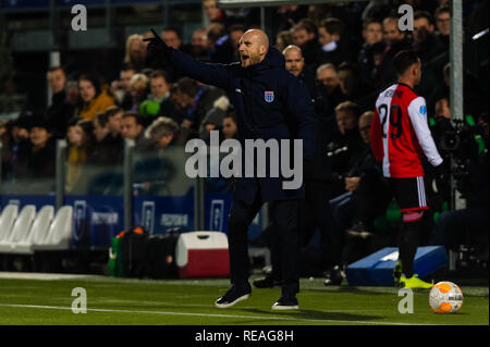 Zwolle, Netherlands 20 january 2019 Soccer Dutch Eredivisie: PEC Zwolle ...