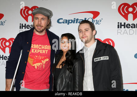 Dax Shepard, Monica Padman and Rob Holysz at the 2019 iHeartRadio ...