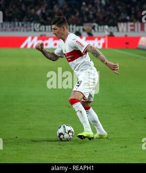 MAINZ, GERMANY - JAN 18, 2019: ships anchor in the yacht harbor in ...