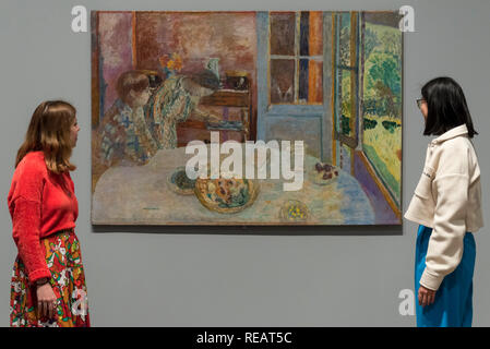 Pierre Bonnard, painting, Dining Room in The Country, 1913 Stock Photo ...